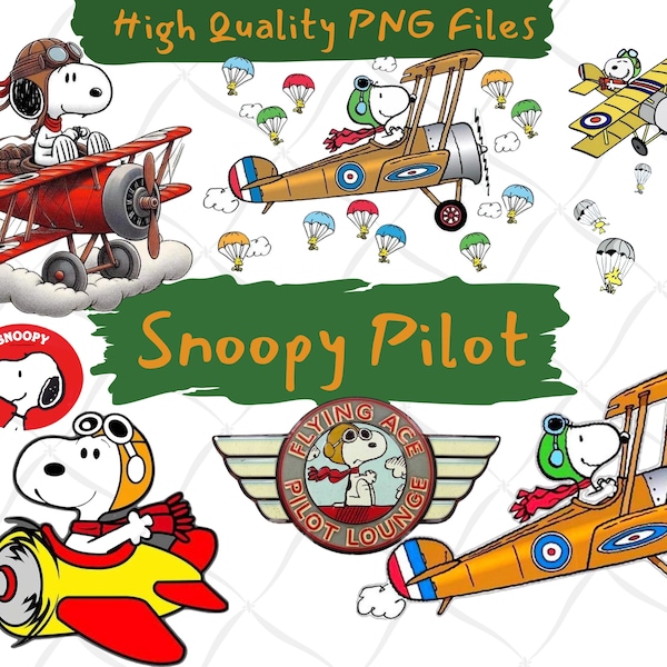 Snoopy Airplane - Etsy