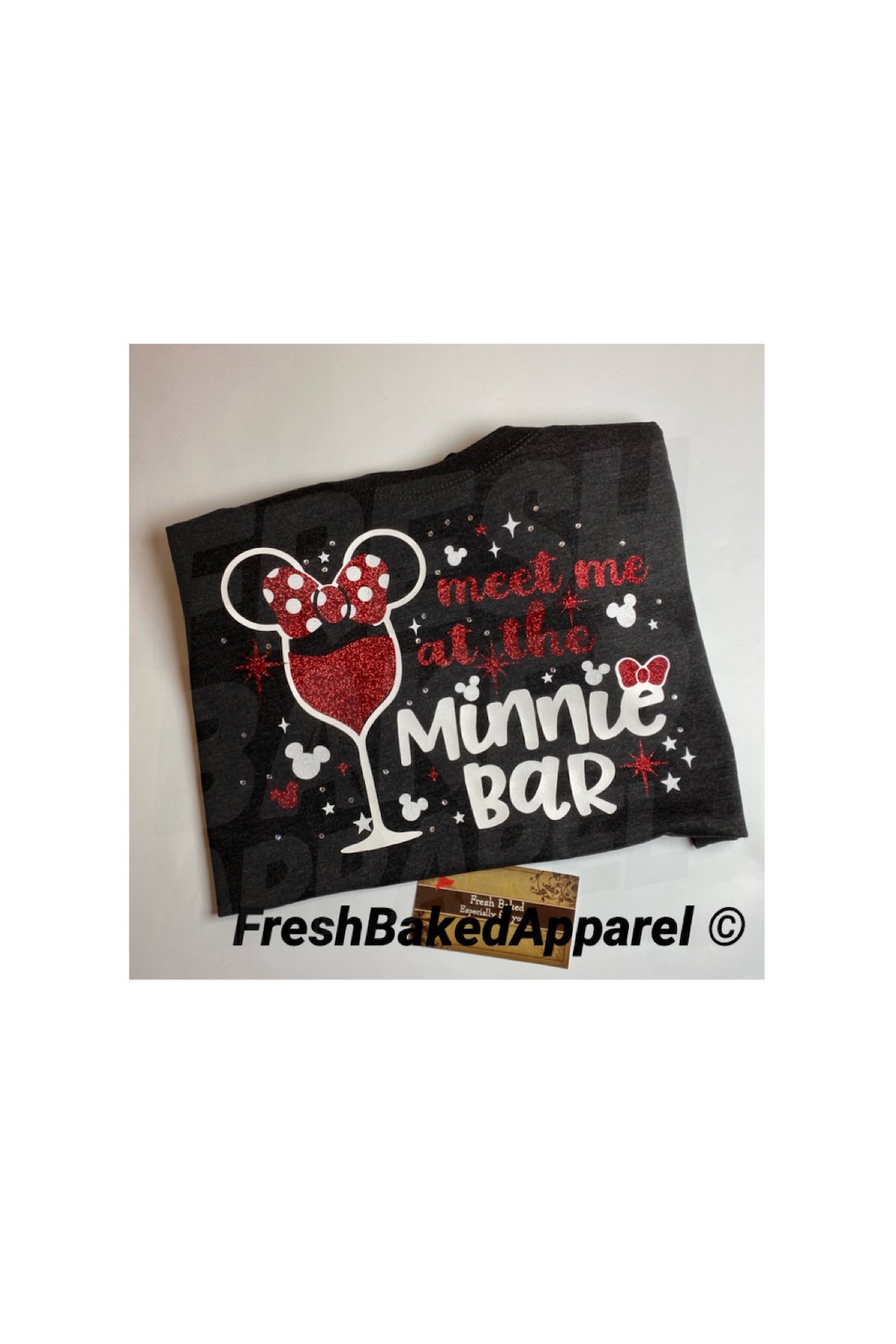 Meet Me at the Minnie Bar Custom Glitter Bling Shirt - Etsy