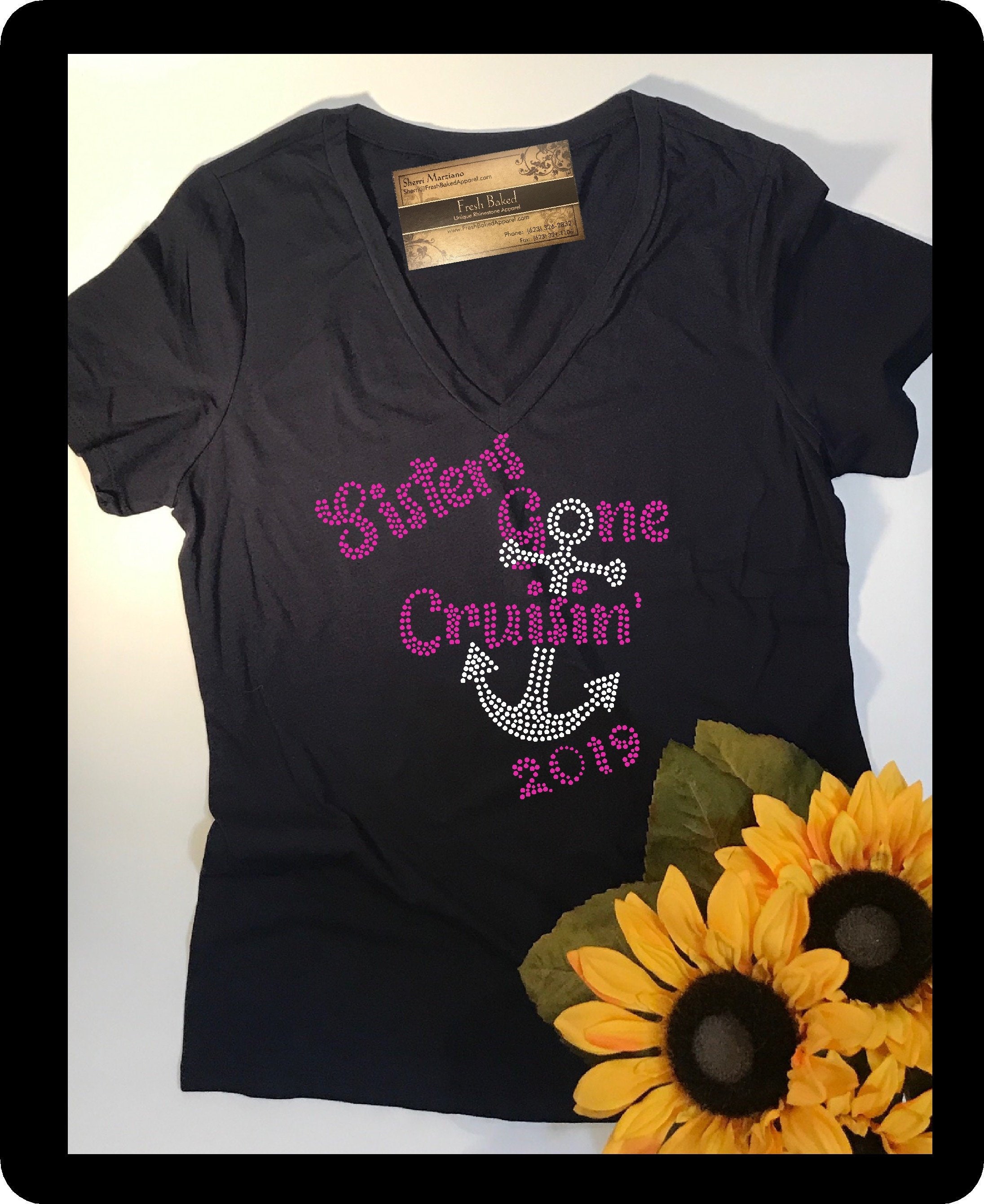 Bling Sisters Gone Cruisin' 2019 Shirt | Women's Cruise Shirt | Womens ...