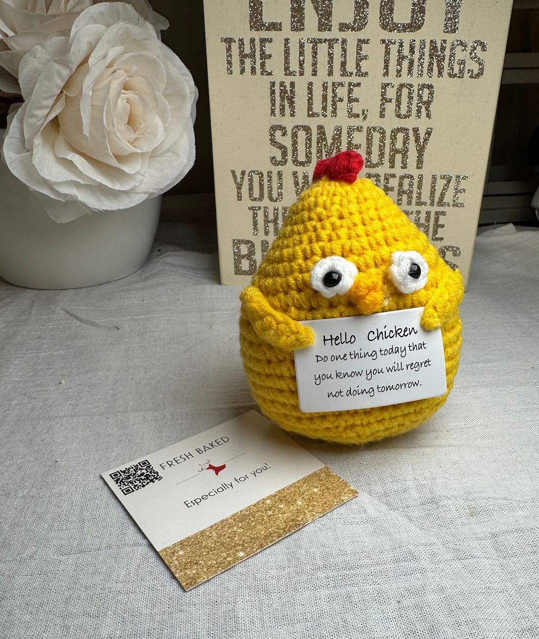Emotional Support Chicken Emotional Support Crochet Emotional Support ...