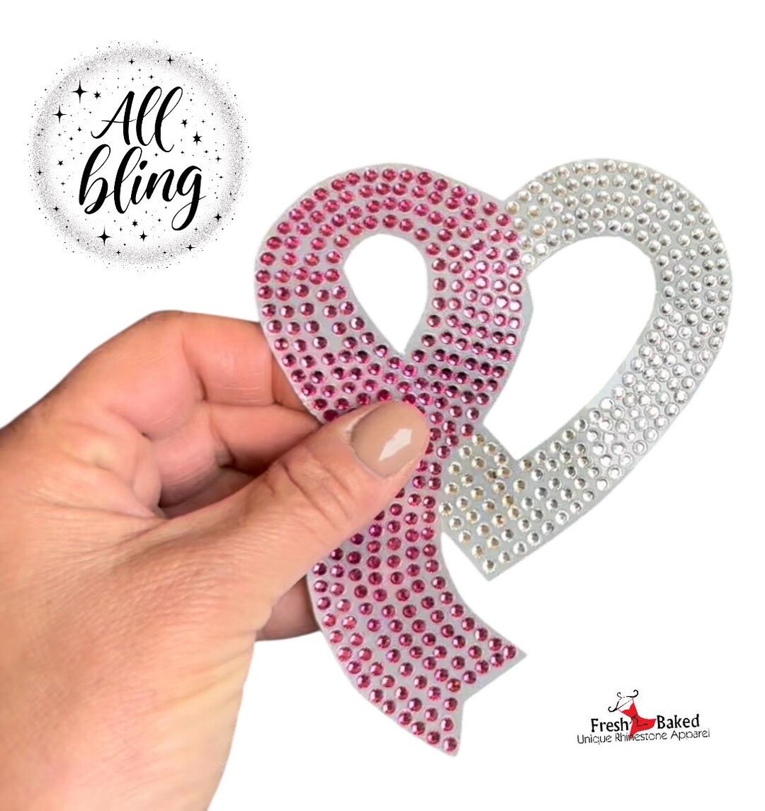 Bling Cancer Ribbon Window Decal Breast Cancer Sticker Colon Cancer ...