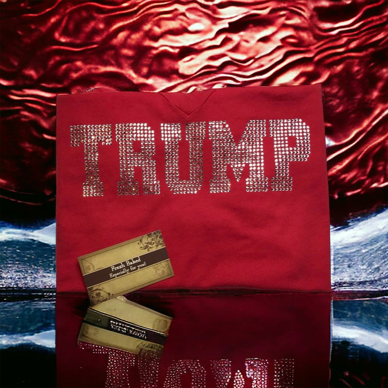 Rhinestone Trump - Etsy