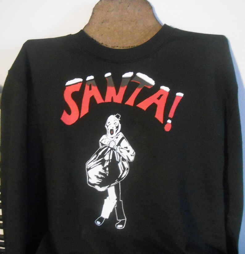 Terrifier Christmas Jumper Art the Clown Elf Parody - Etsy