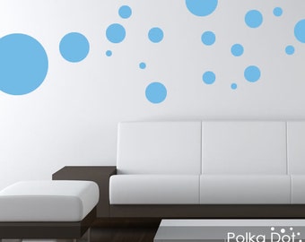 Watercolor Dot Decals, Spot Decal, Peel and Stick Decals, Dot Decals ...