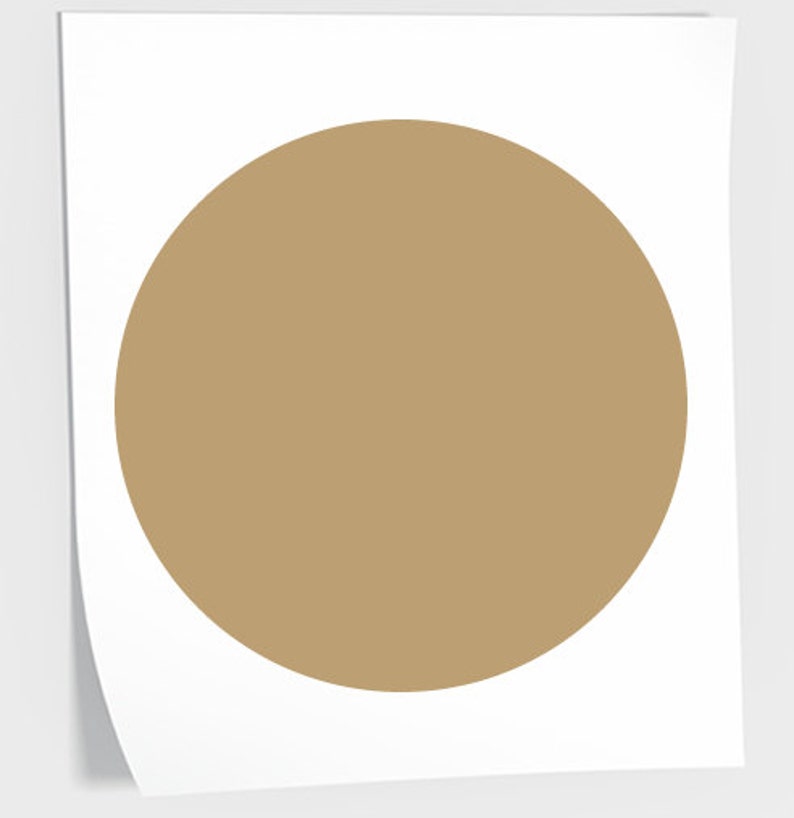 Assorted Size Peel and Stick Light Brown Polka Dot Wall Decals | Etsy