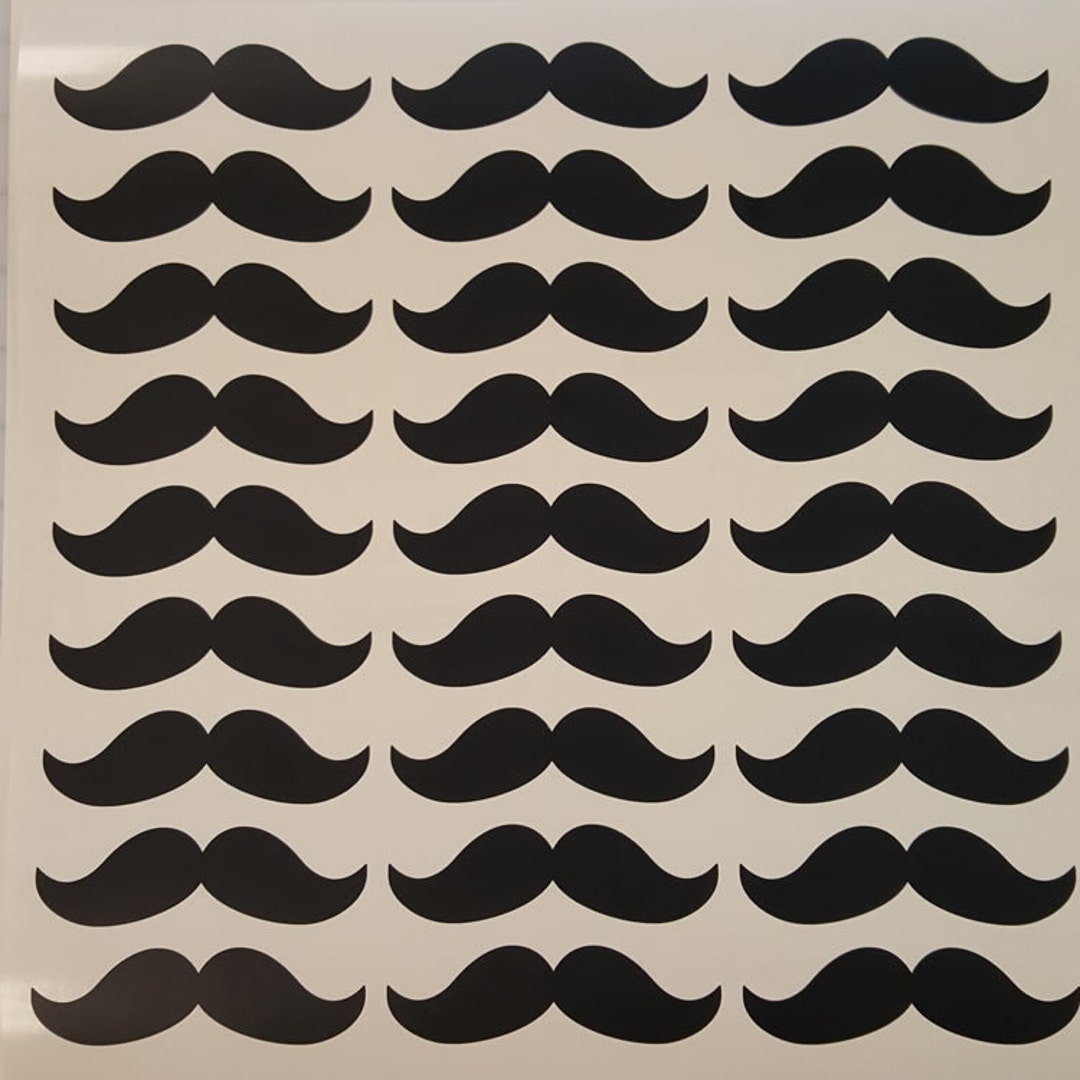 Mustache Vinyl Sticker 60+ Colors - Party Favor Cup - Goody Bag ...