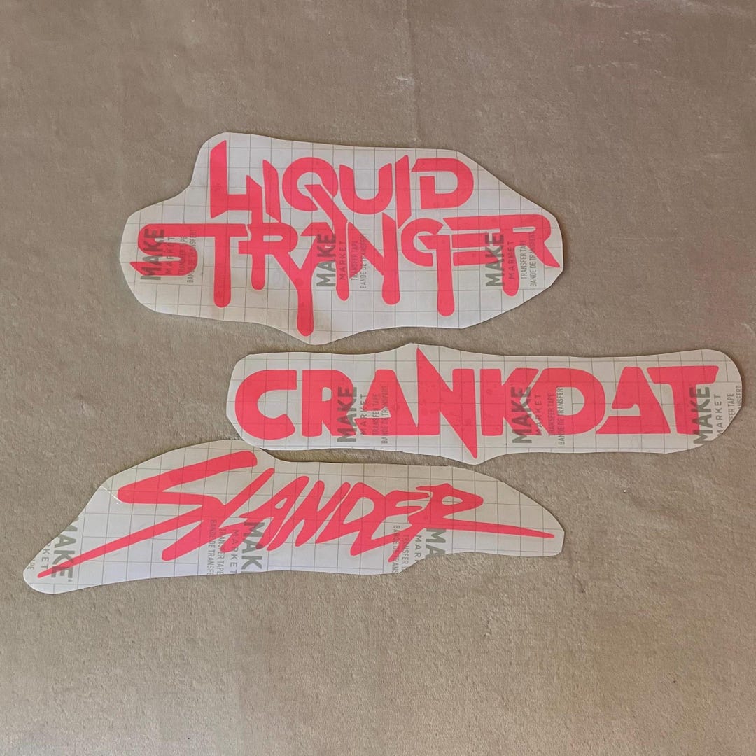 Pink Glow in the Dark Custom EDM Decals - Etsy