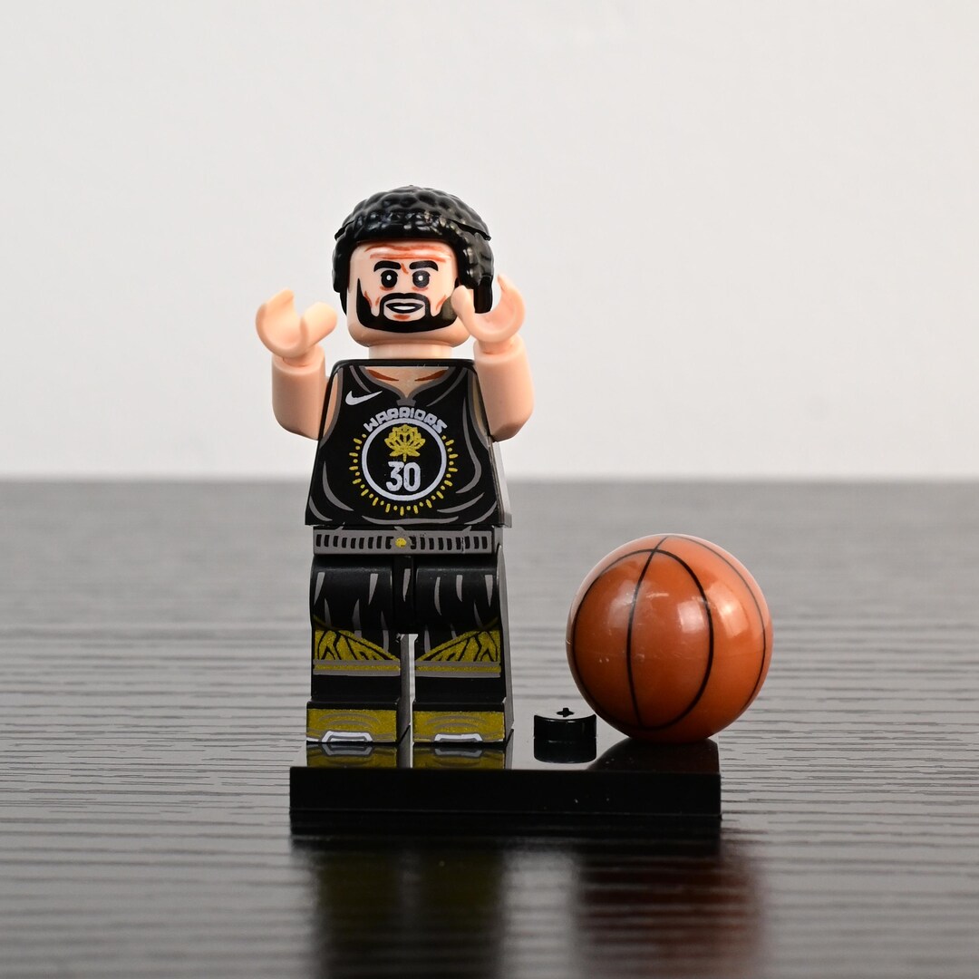 Stephen Curry Black Jersey Minifigure, the Greatest Shooter Golden ...
