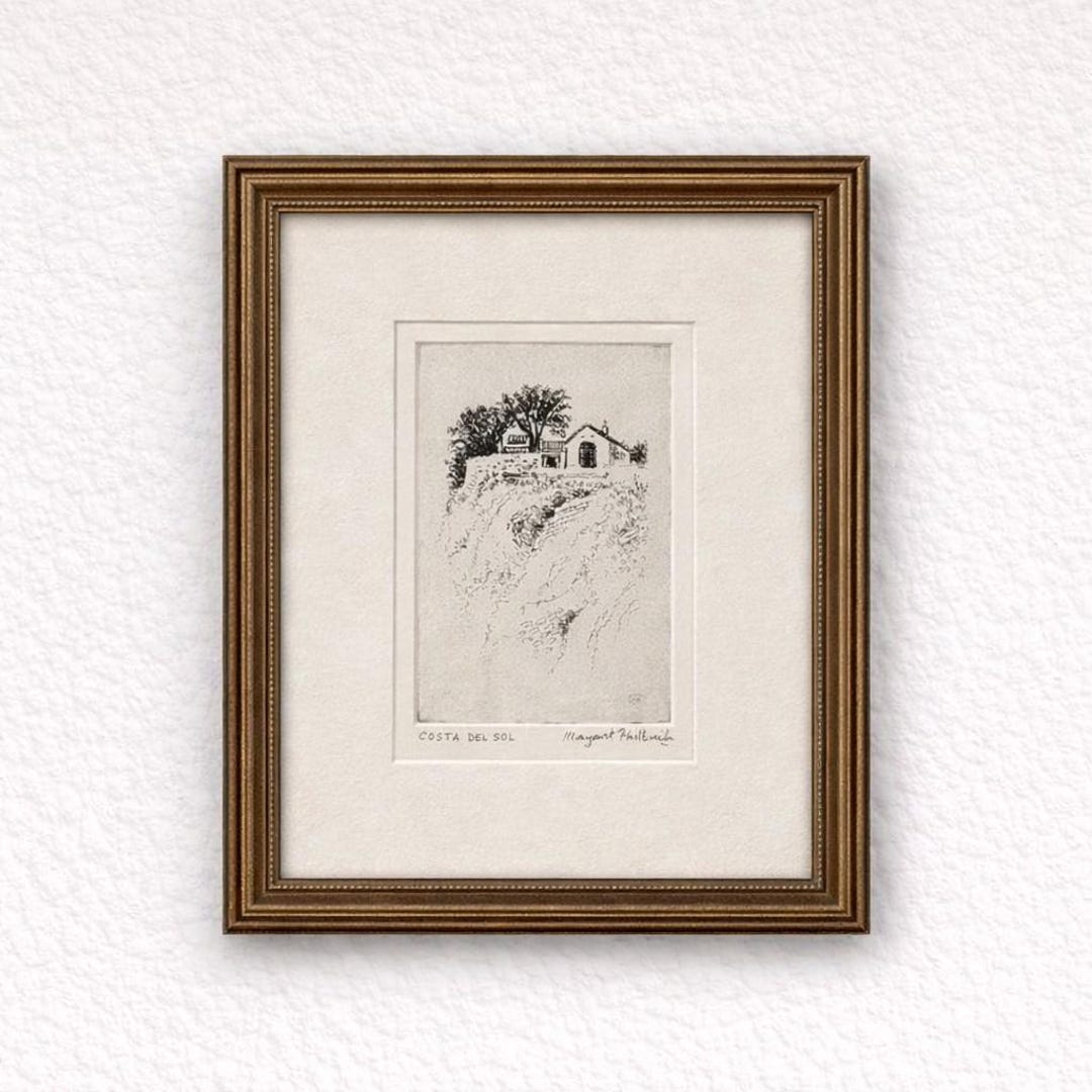 Costa Del Sol, by Margaret Philbrick, Vintage Spanish Countryside Art ...