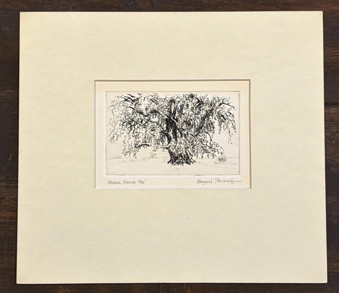 Willow, Grand Pre, by Margaret Philbrick, Original Signed Print ...