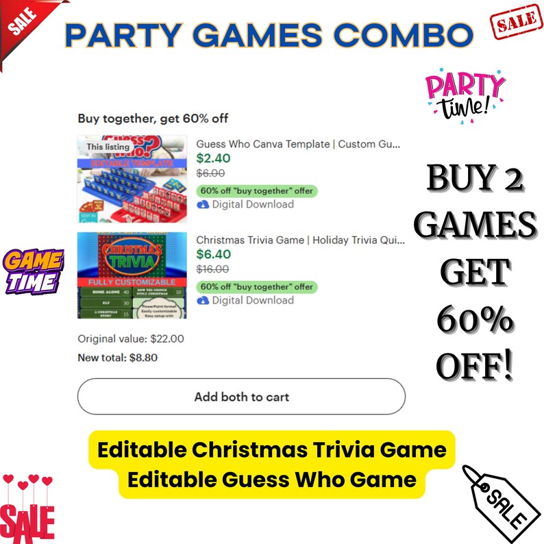 Guess Who Canva Template | Custom Guess Who Cards | Make Your Own Guess ...