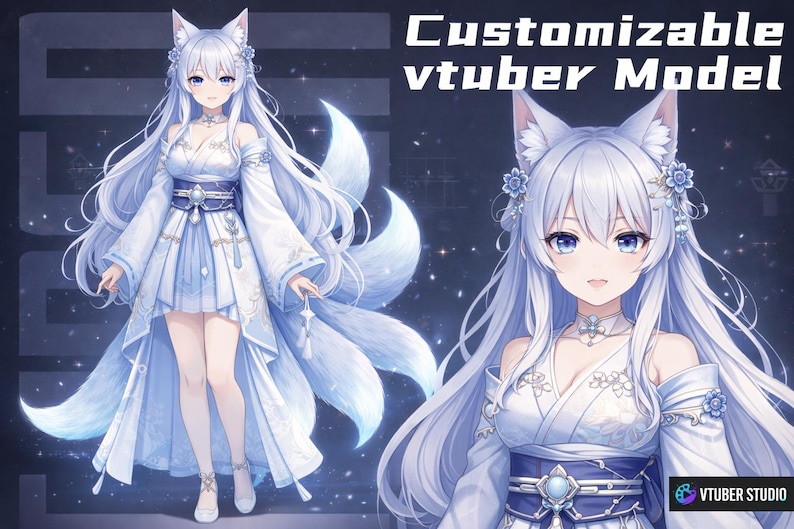 Custom 2D Vtuber Model | Live2d Ready | Anime Avatar | Fully Custom ...