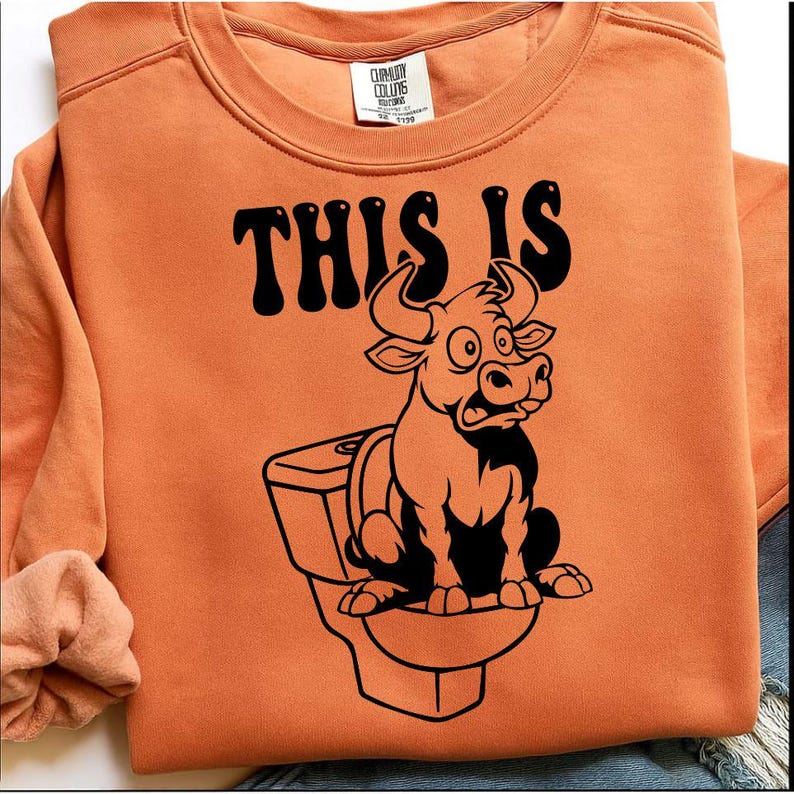 This is Bull Sheet SVG PNG | Highland Cow Funny Quote | Cricut Cut File ...
