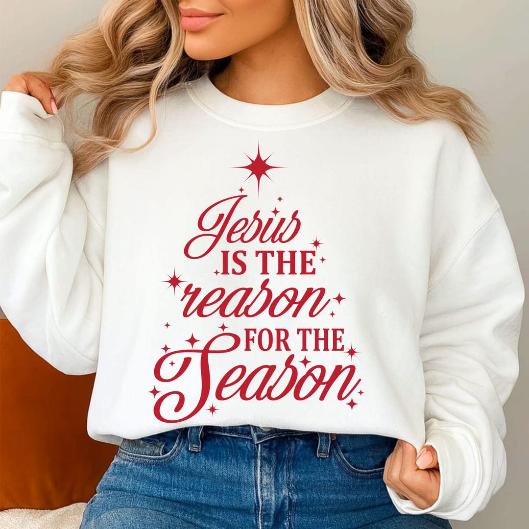 Jesus is the Reason for the Season Svg Png, Christian Christmas Svg ...