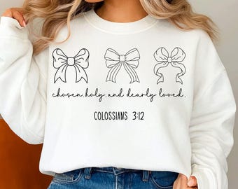 Minimalist Christian Bow Svg Png, Bible Verse Shirt Svg, Coquette ...
