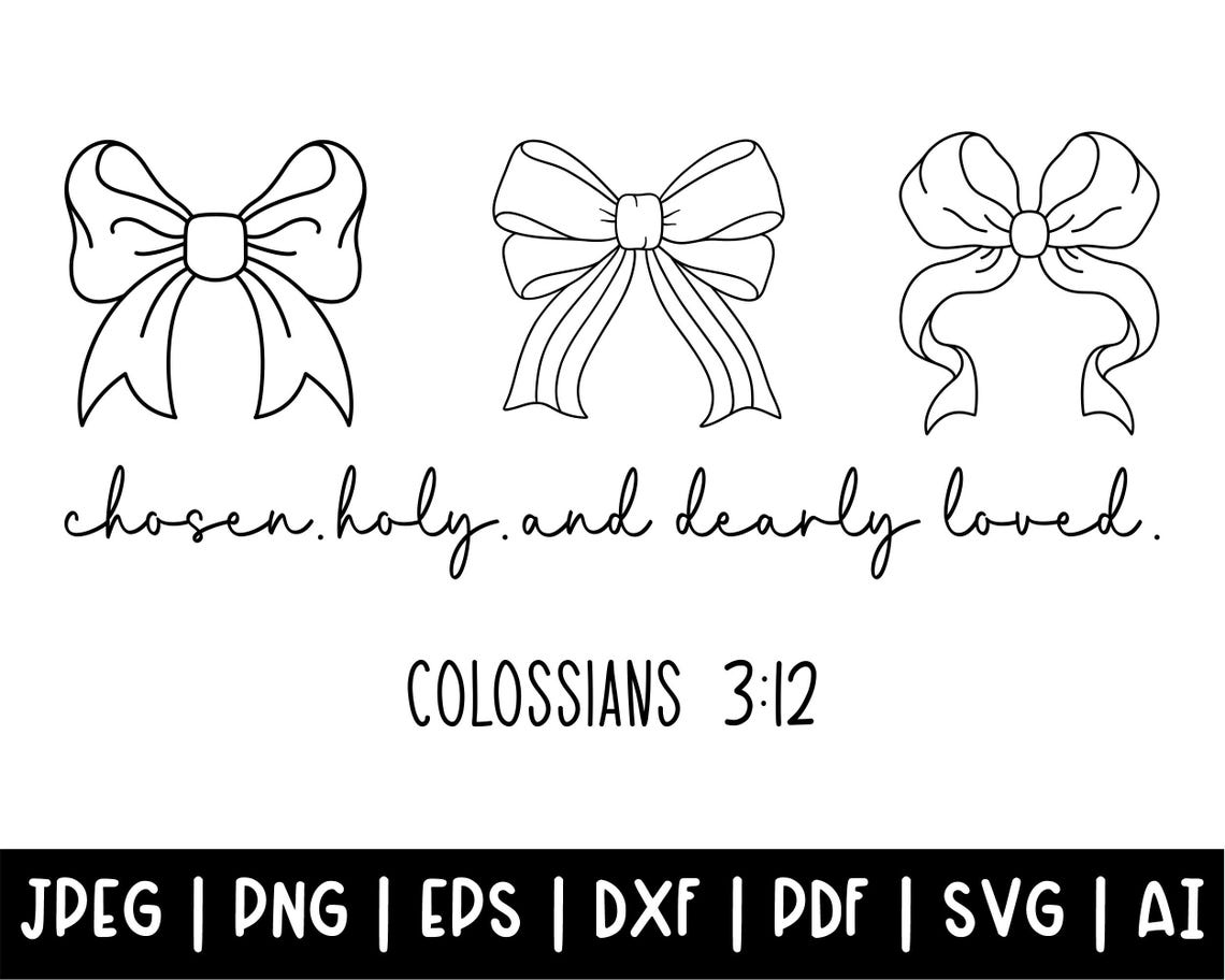 Christian Bow Svg, Bible Verse Shirt Png, Coquette Faith (digital ...