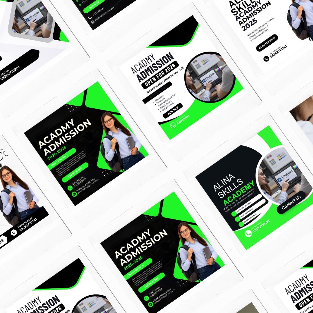 College Fair Poster Canva Template | Education Event Flyer | Editable ...