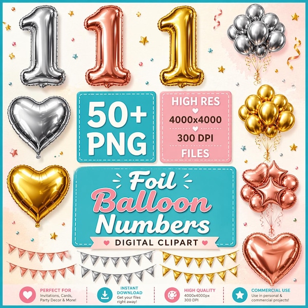 Number 50 Clipart - Etsy UK