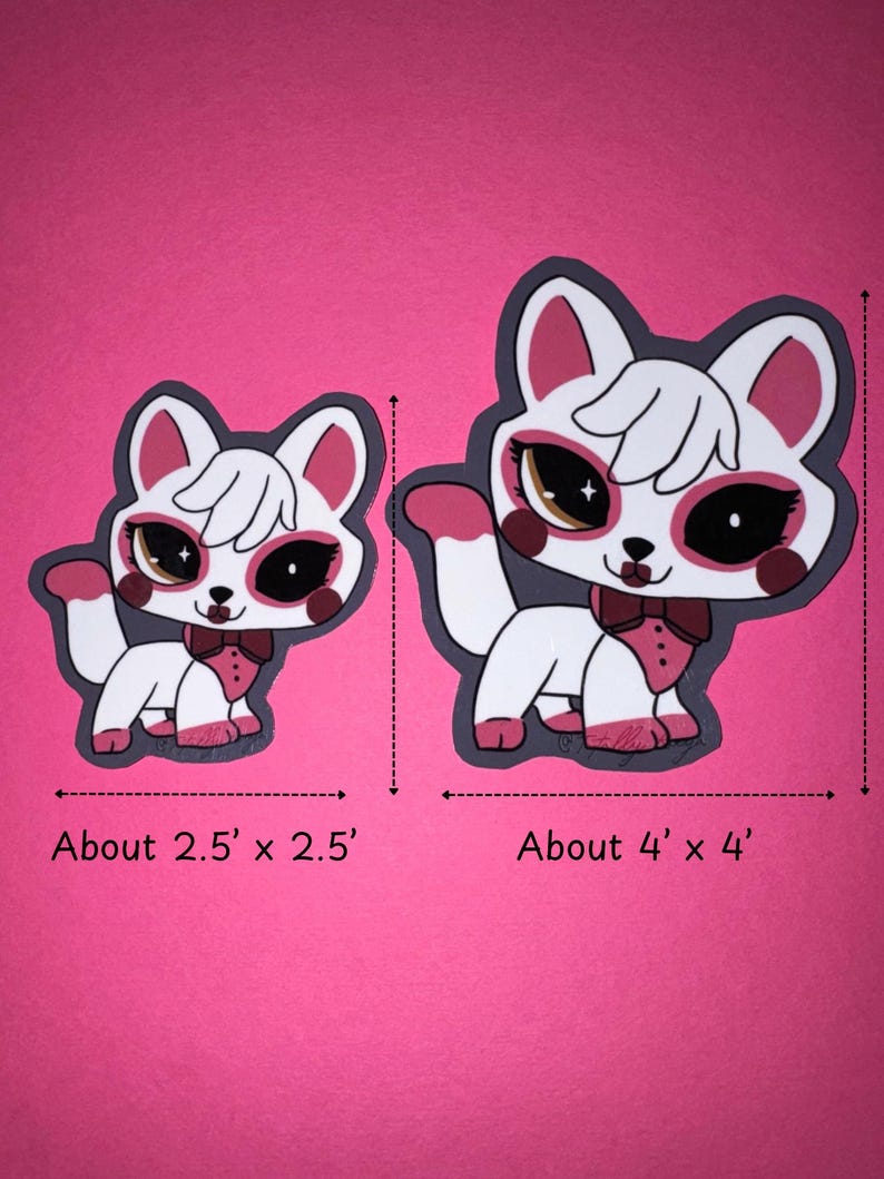 Fixed Mangle Five Nights at Freddy’s LPS Stickers - Etsy
