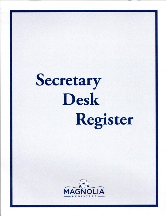 Check Registers for Deskbook Checks, Secretary Desk Register, Size: 6 3 ...