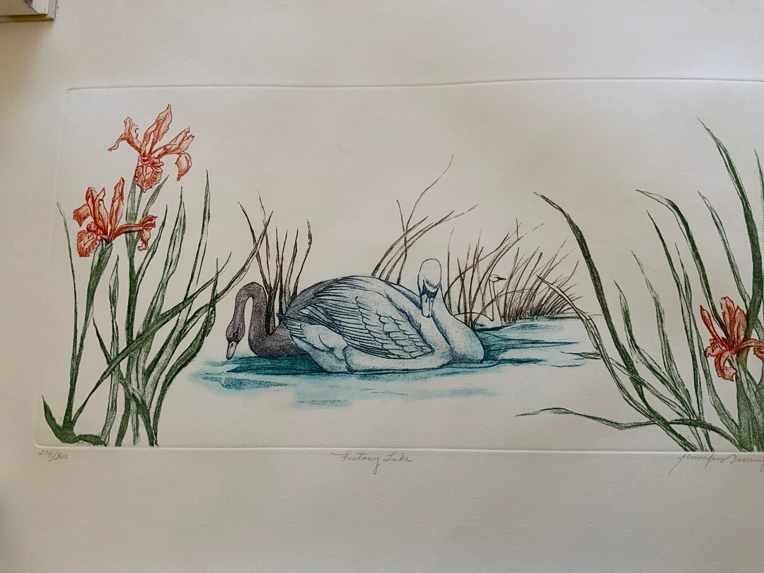 Fantasy Lake by Jennifer Berringer - Etsy