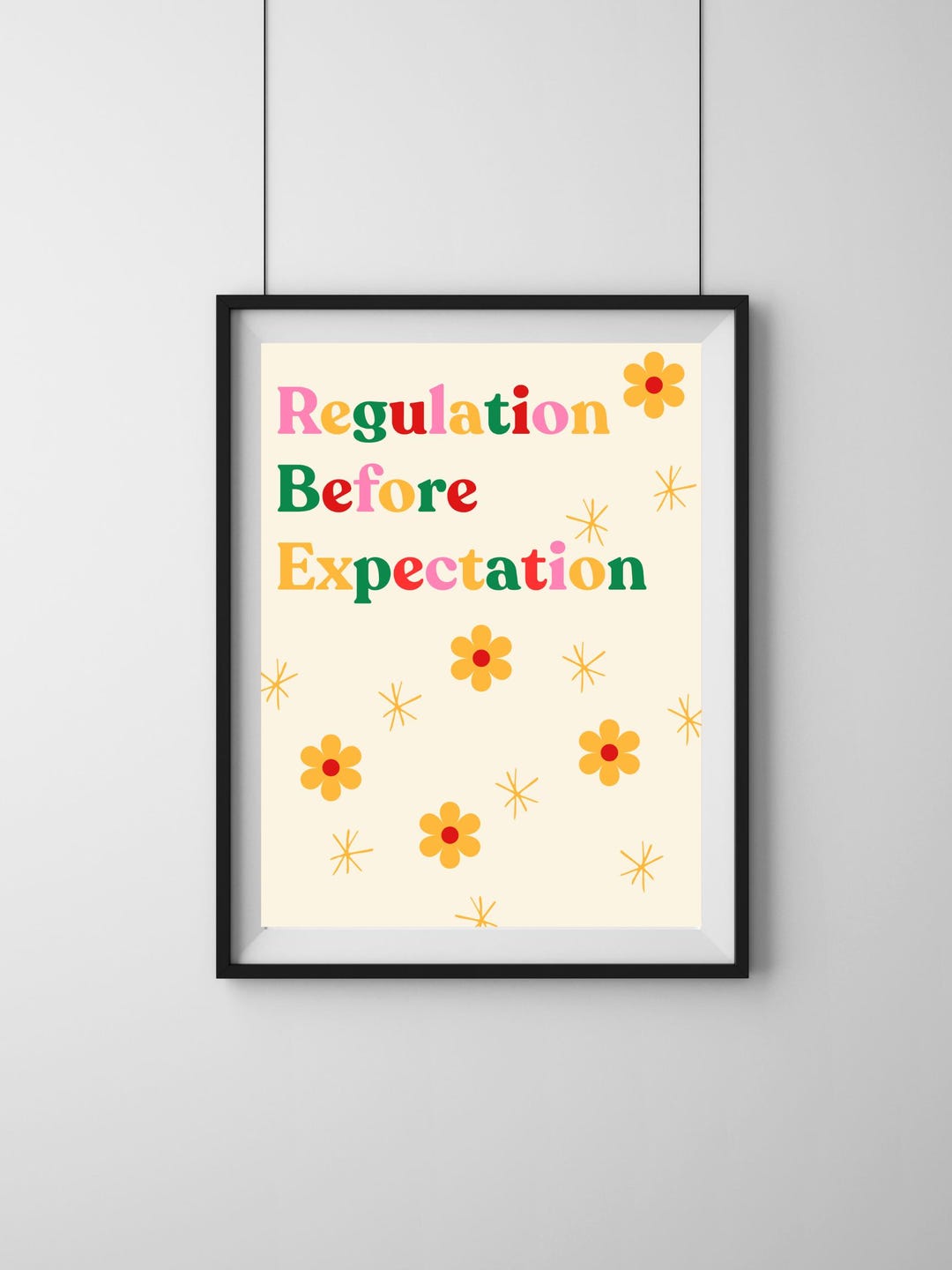 Regulation Before Expectation OT Poster | Sensory & Self-regulation ...