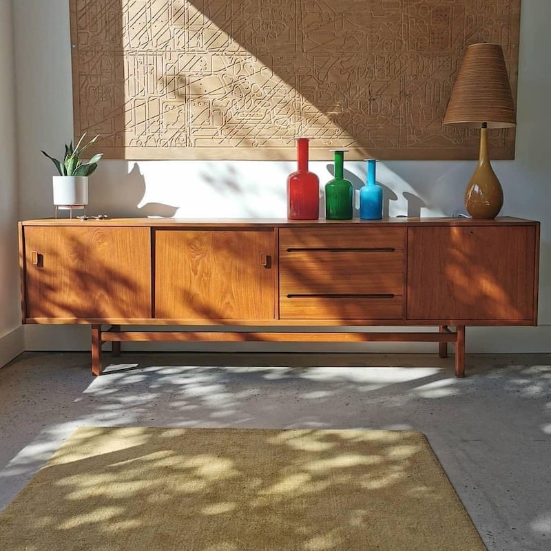 Table Mid Century Console - Etsy UK