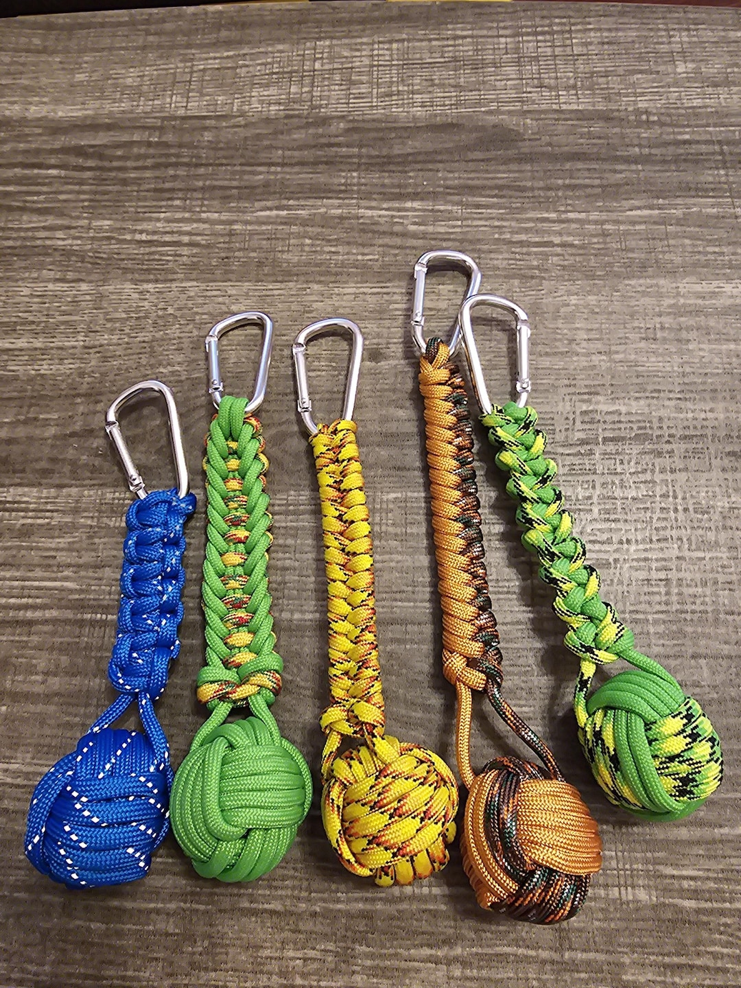 Paracord Monkey Fist Keychain - Etsy