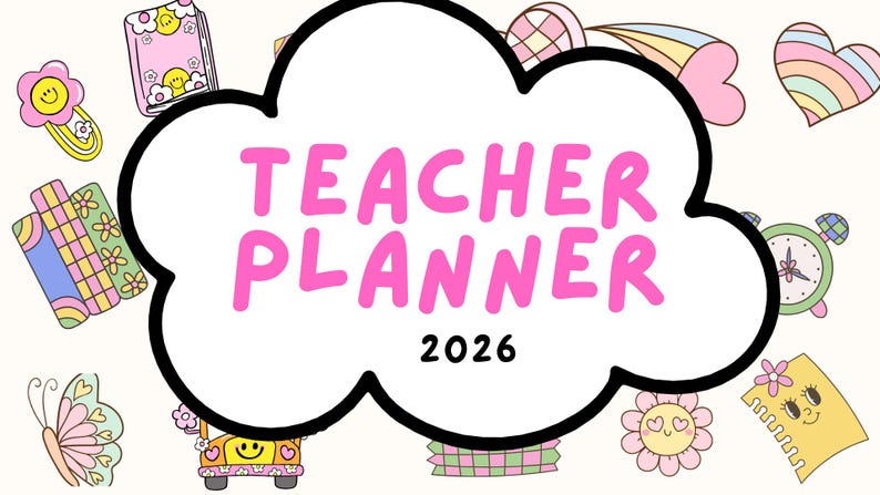 2026 Teacher Calendar | Printable Teacher Planner | Monthly & Weekly ...