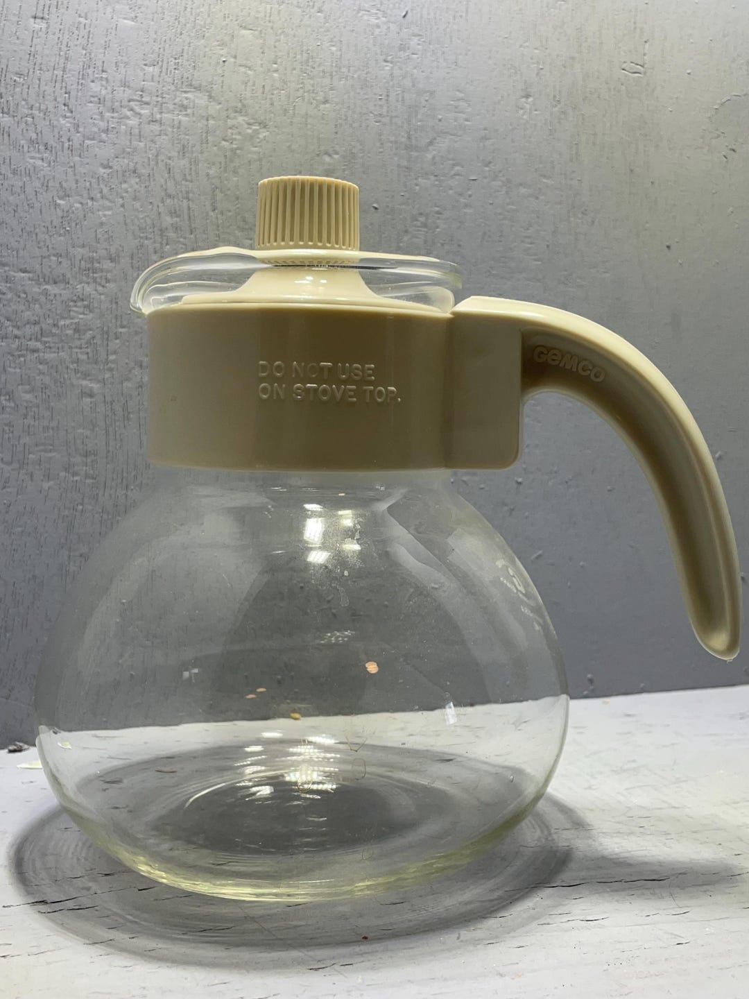 Vintage Gemco "the Micro-kettle" Microwave Heat Resistant Glass Tea ...