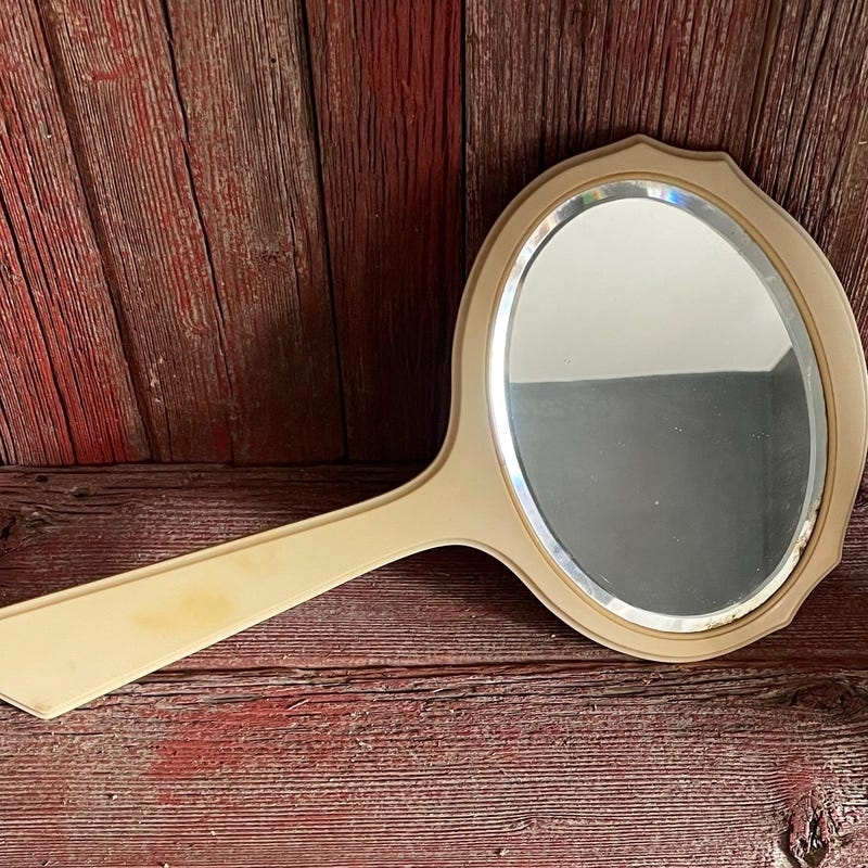 Vintage 1920s Hand Mirror - Etsy