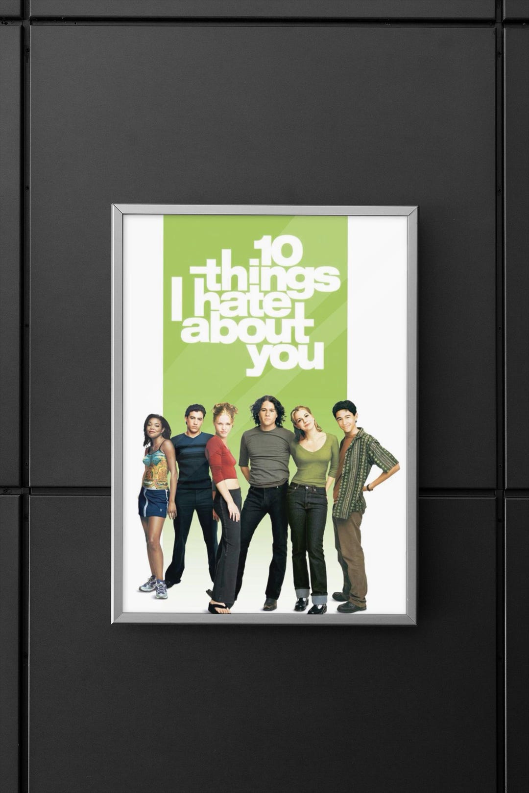 10 Things I Hate About You Poster | 90s Rom Com Movie Wall Art ...
