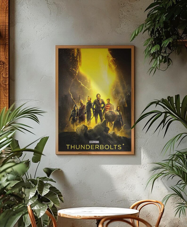 Thunderbolts Poster | Marvel Movie Wall Art | Anti Hero Film Print ...