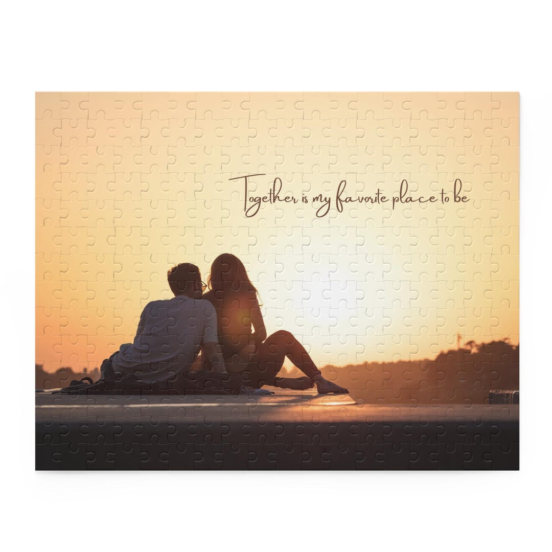 Personalized Couple Photo Puzzle – Valentine Gift for Him & Her ...