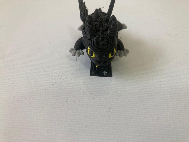3D Printed Articulated Toothless Dragon – Toy Inspired by How to Train ...