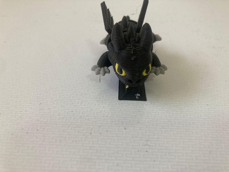 3D Printed Articulated Toothless Dragon – Toy Inspired by How to Train ...