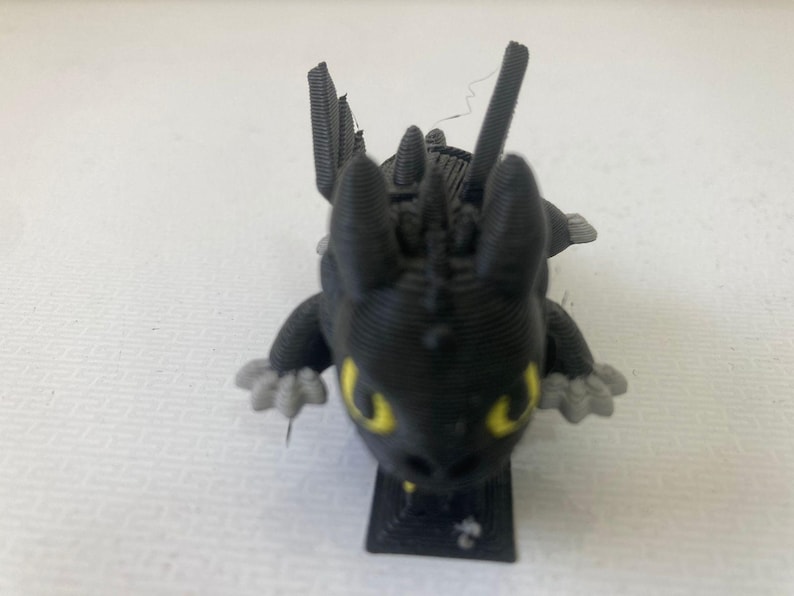 3D Printed Articulated Toothless Dragon – Toy Inspired by How to Train ...