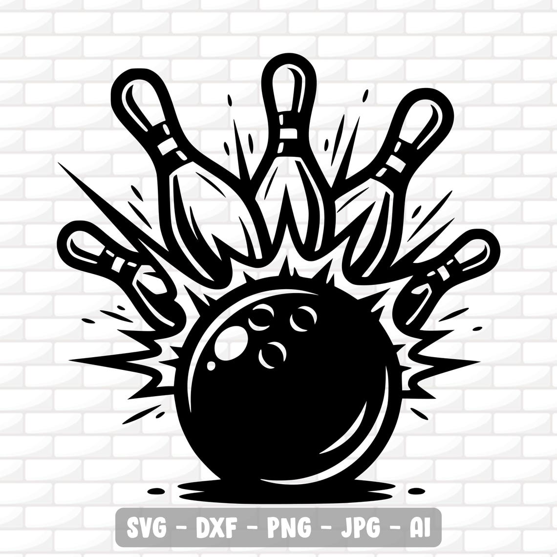 Bowling Svg | Bowling Clipart | Bowling Vector Logo | Bowling Shirt SVG ...