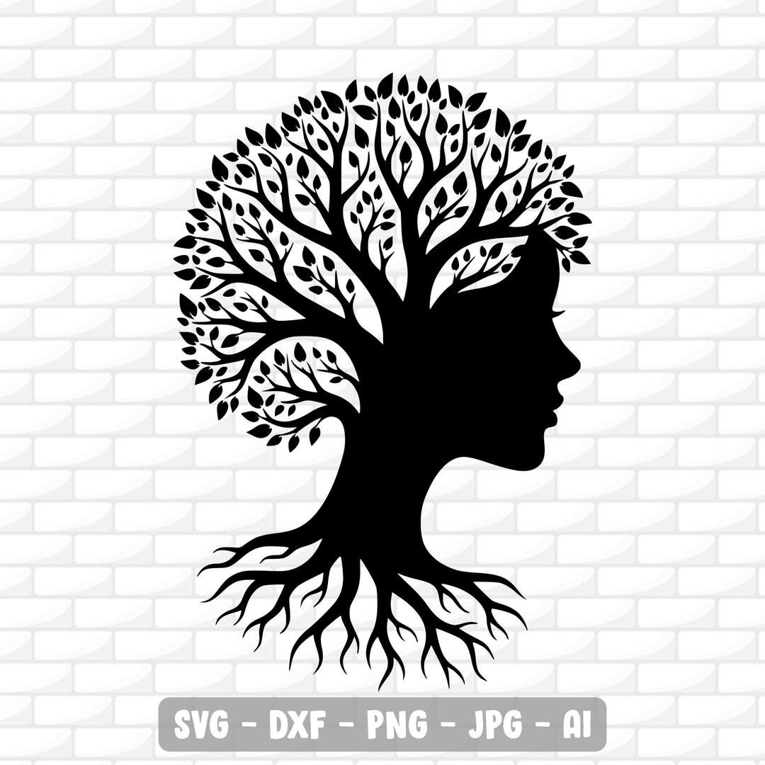 Woman Tree Svg | Mother Nature Svg | Women Empowerment Svg | Tree With ...