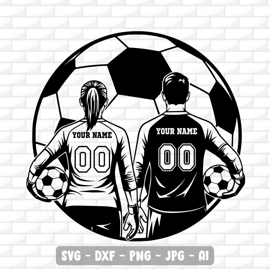Customized Goalkeeper Svg | Personalized Name | Boy and Girl Soccer ...