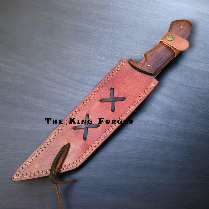 Handmade Viking Seax Knife - Custom Carbon Steel Broken Back Seax ...