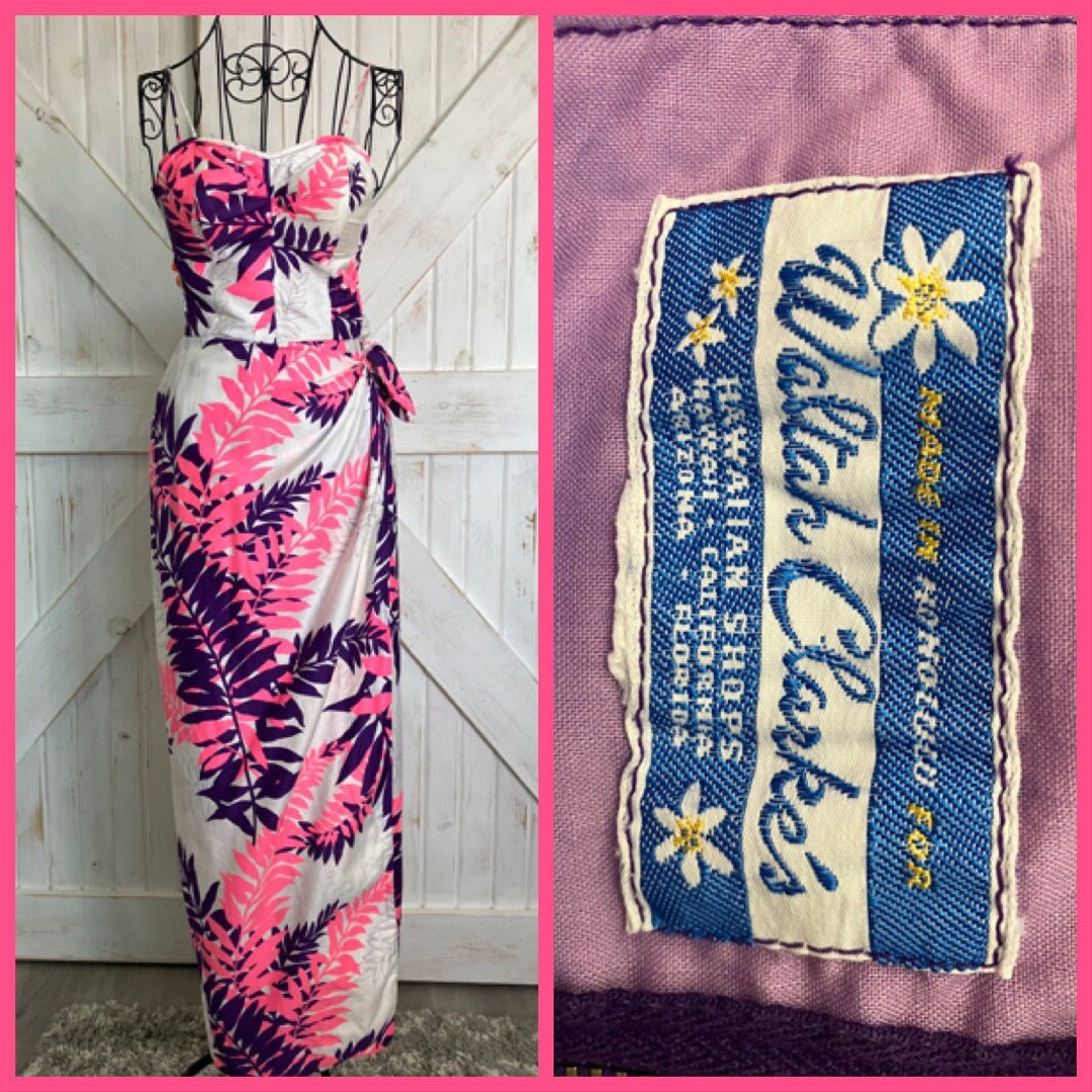 50's Vintage Waltah Clarke's Pink White Purple Bullet Bra Rockabilly ...