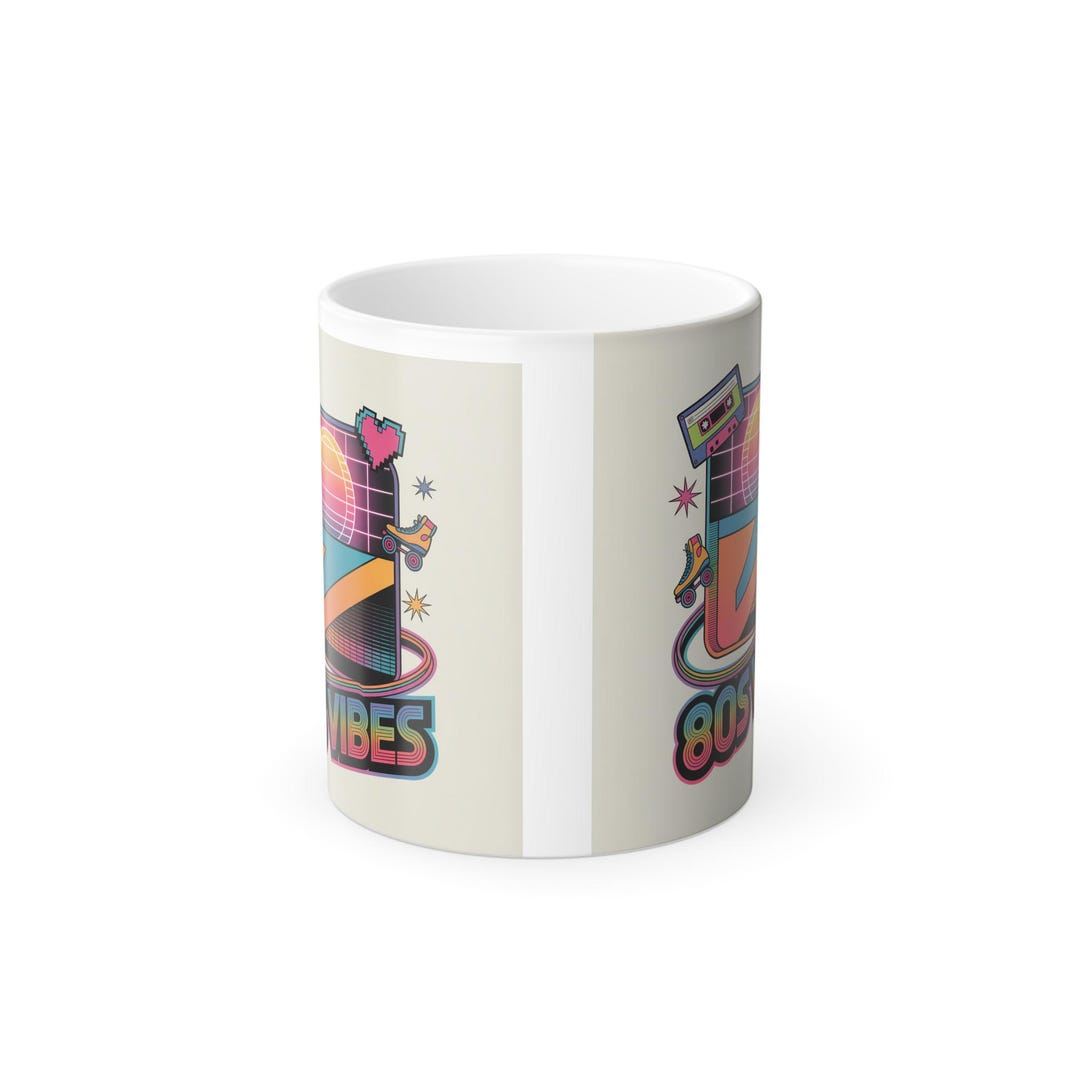 80s Retro Vibes Color Morphing Mug | 11oz - Etsy