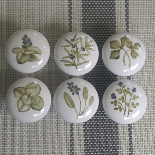 Multicolor Dotted Mix Ceramic Knobs Cabinet Colorfull Knobs | Etsy