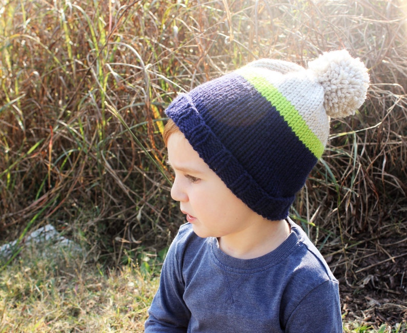 Team Colors Hat, Basic Toddler Hat Pattern, Basic Kids Hat Pattern ...
