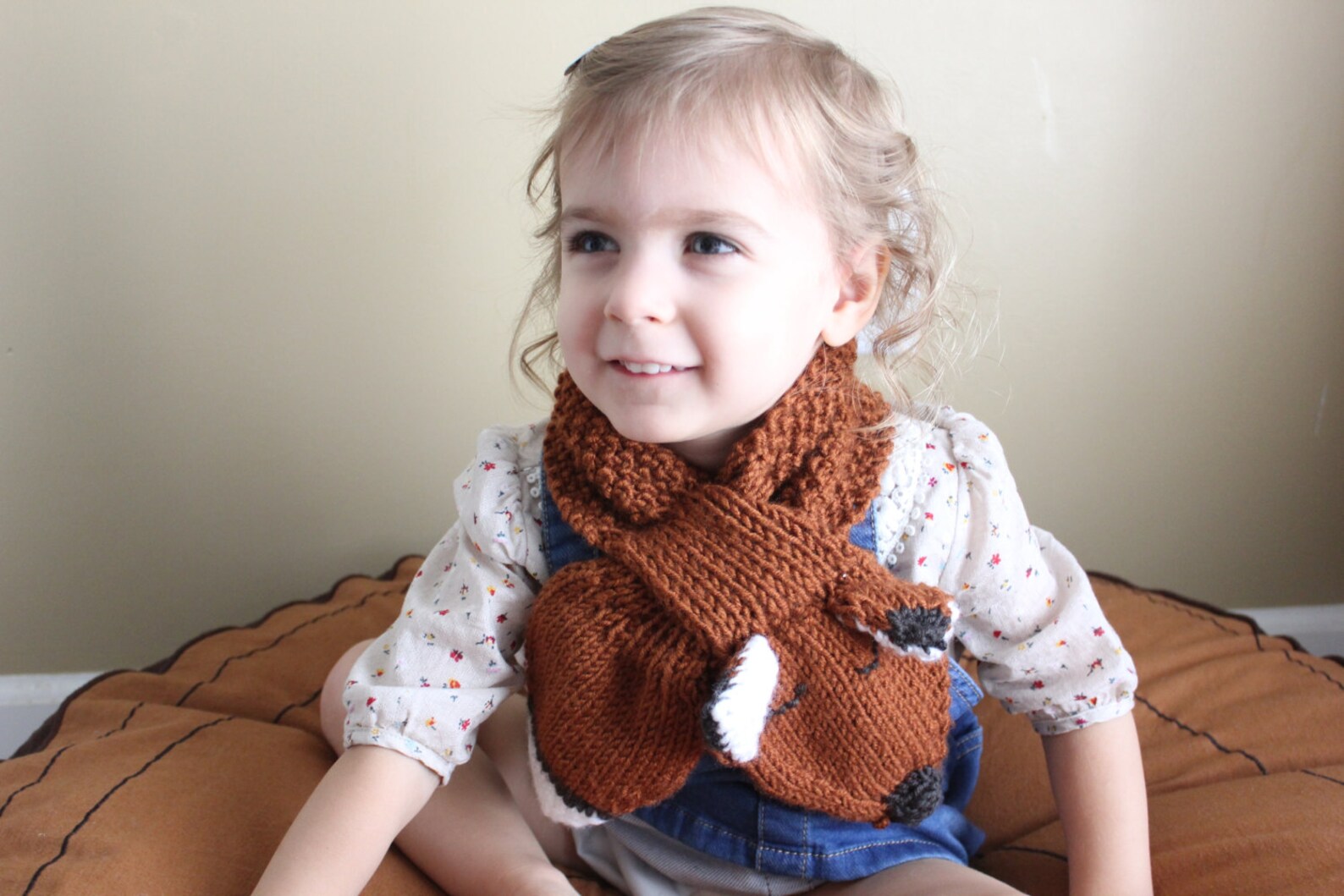 PDF Pattern, Toddler Scarf, Child's Scarf, Fox Scarf, Basic Child's ...