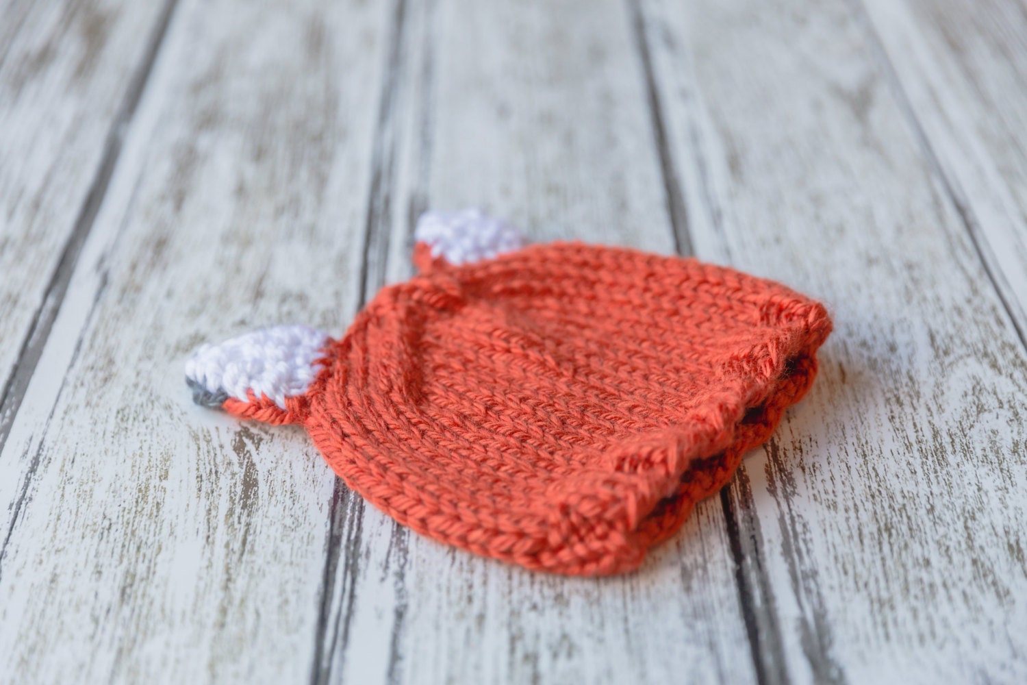 PDF Knitting Pattern-- Toddler Fox Hat Pattern, Baby Fox Hat Pattern ...