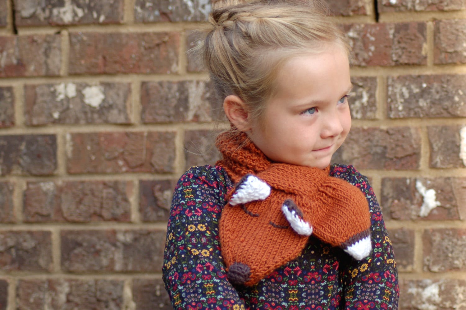 PDF Pattern, Toddler Scarf, Child's Scarf, Fox Scarf, Basic Child's ...