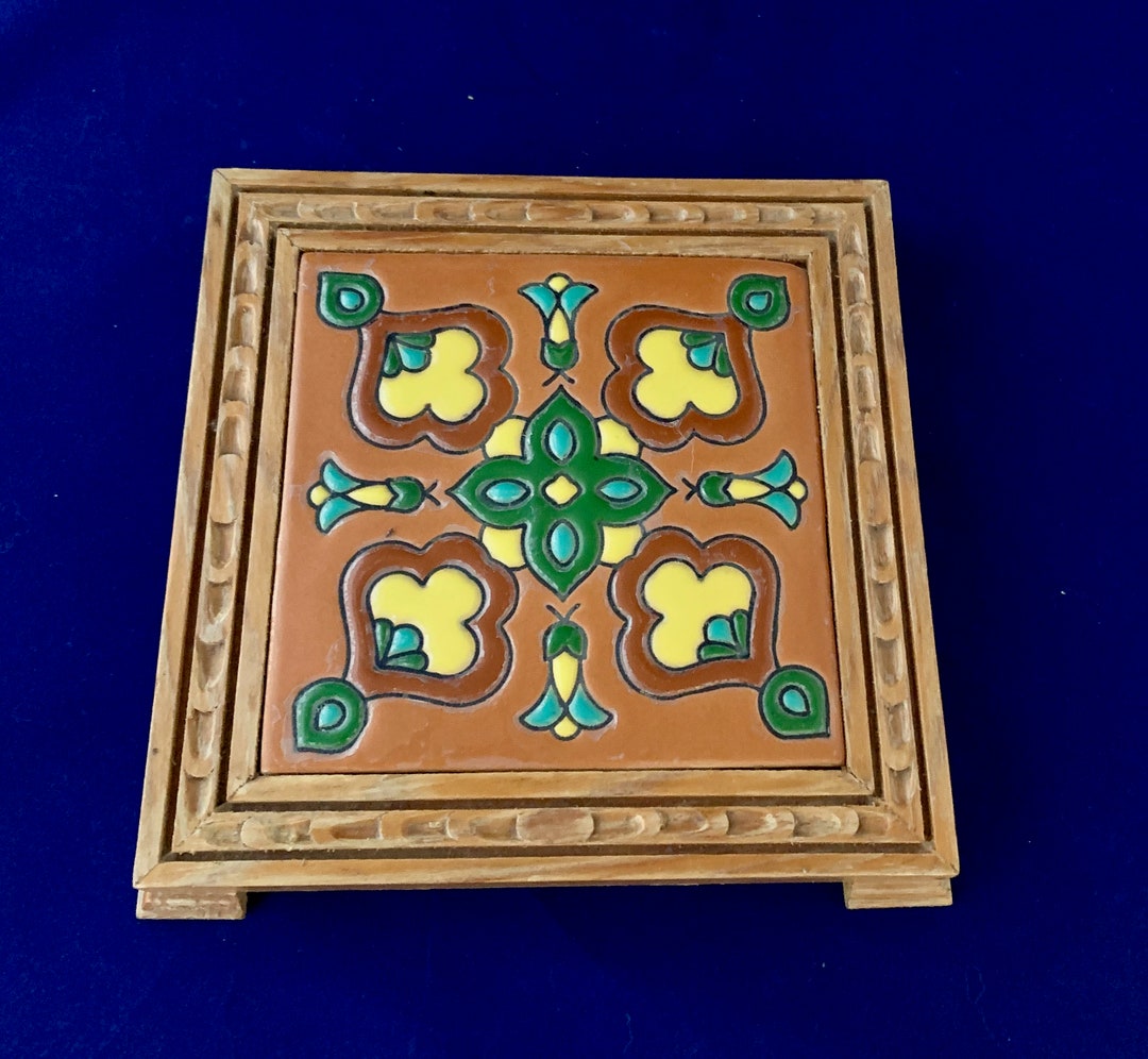 Trivets With Inlaid Mexican Tile - Etsy
