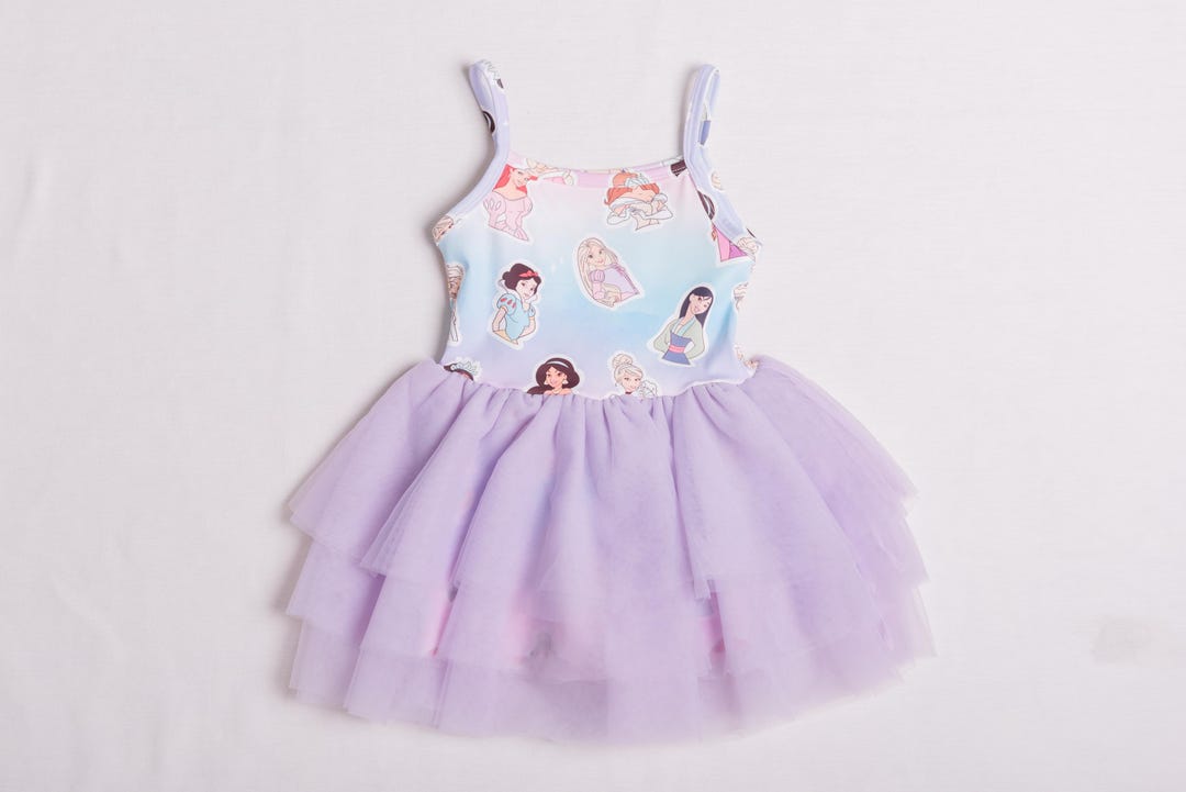 Disney Princess Tulle Dress | Girls Birthday Outfit, Twirl Skirt - Etsy
